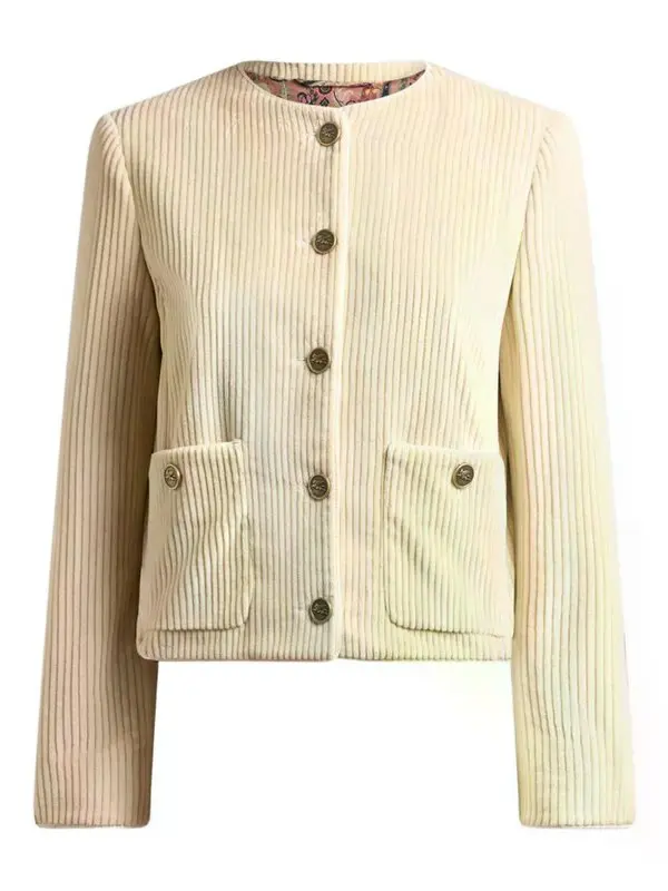 Etro Button Corduroy Jacket