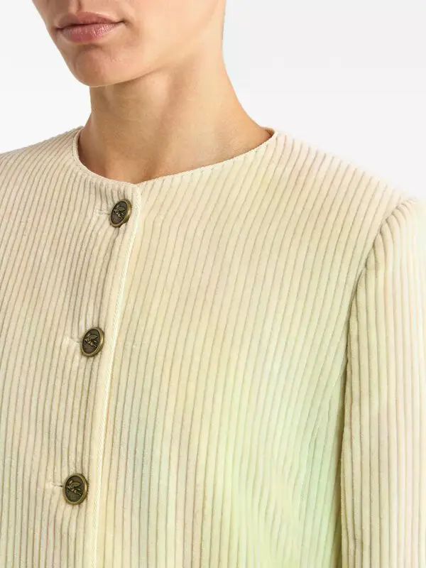 Etro Button Corduroy Jacket