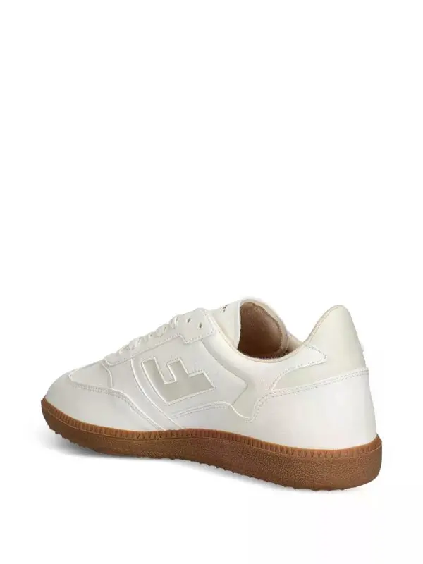 Flamingos Burela Slim Logo-appliqué Sneakers - White