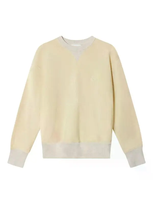 MARANT Miker Embroidered Sweatshirt - Yellow
