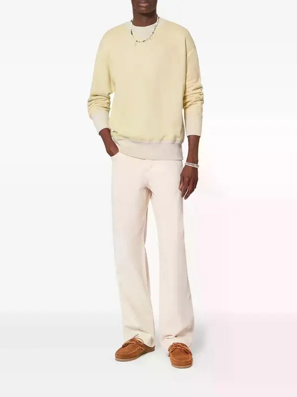 MARANT Miker Embroidered Sweatshirt - Yellow
