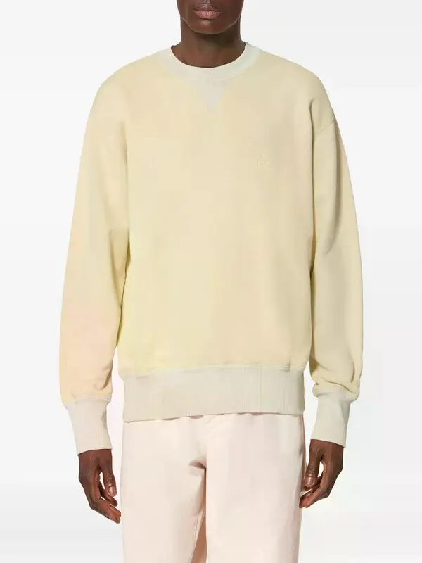 MARANT Miker Embroidered Sweatshirt - Yellow