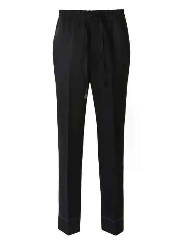 Brioni Drawstring Trousers - Black