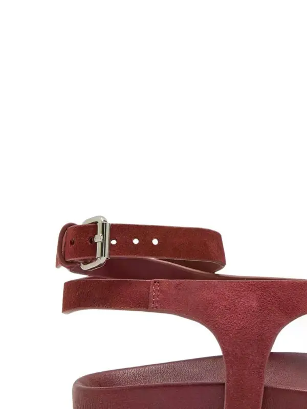 A.emery The Jalen Slim Flat Sandals - Red