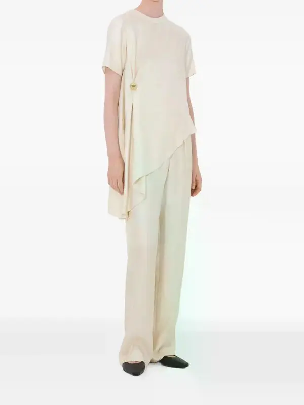 Loulou De Saison Madea Asymmetric Top - Neutrals
