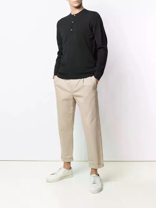 DELL'OGLIO Button-up Knitted Jumper
