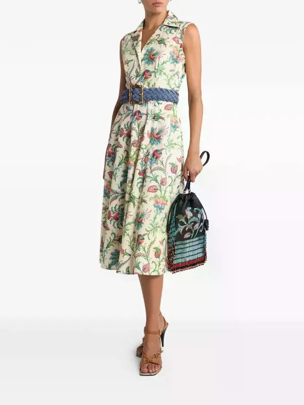 Etro Floral-print Midi Dress