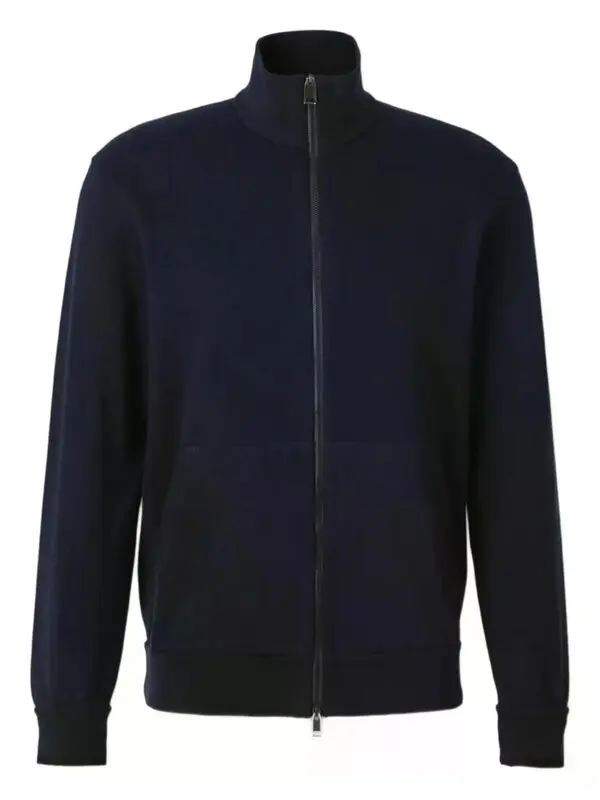 Brioni Round-neck Zip Sweater