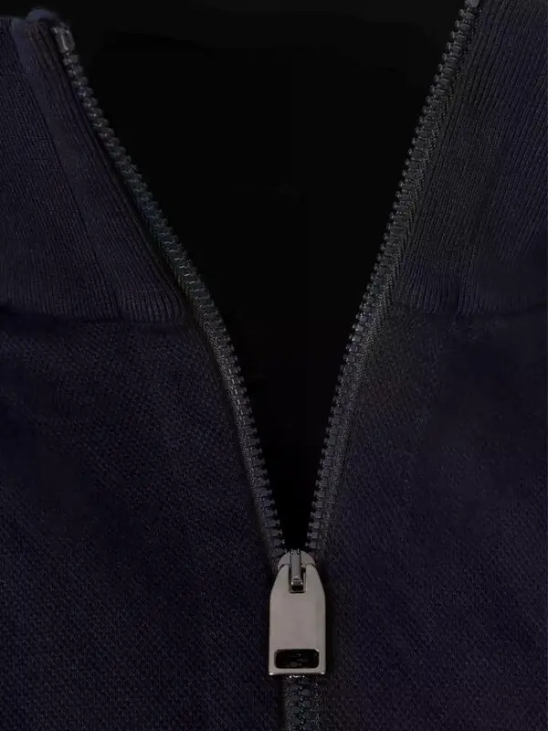 Brioni Round-neck Zip Sweater