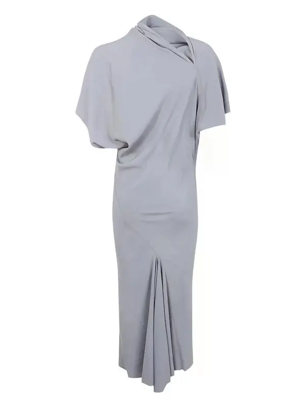 Rick Owens Draped Midi Dress - Grey