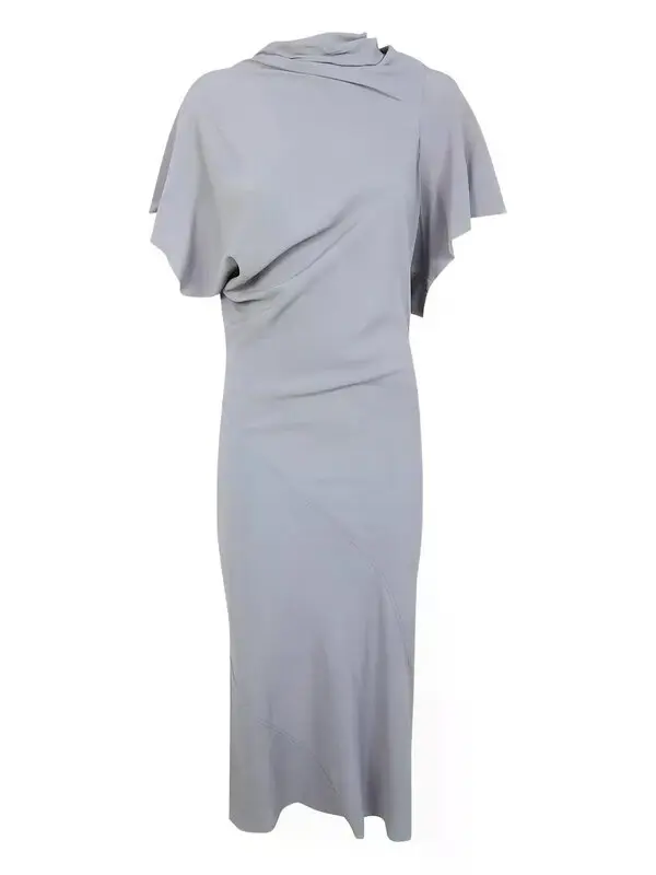 Rick Owens Draped Midi Dress - Grey