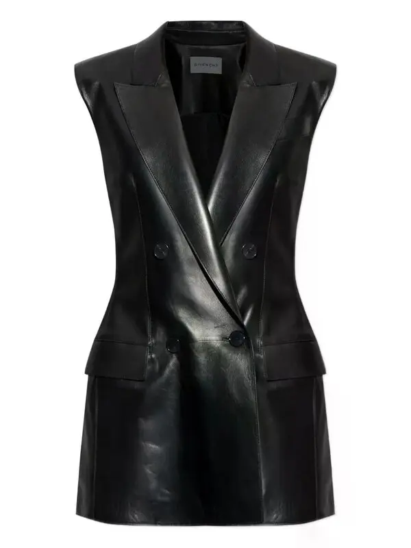 Givenchy Double-breasted Sleeveless Jacket