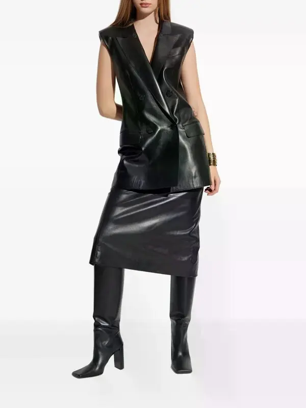 Givenchy Double-breasted Sleeveless Jacket