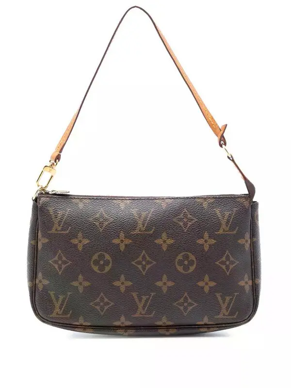 LOUIS VUITTON 2001 Monogram Pochette Accessoires Shoulder Bag
