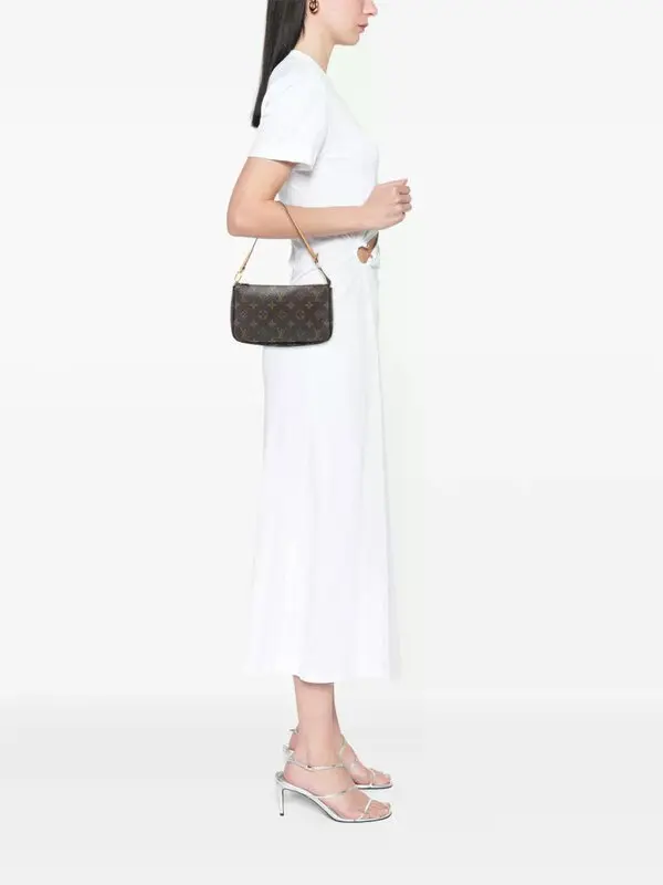 LOUIS VUITTON 2001 Monogram Pochette Accessoires Shoulder Bag