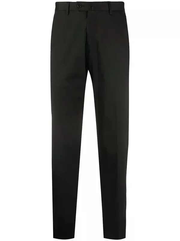 PT TORINO Graven Feather-detail Trousers - Black