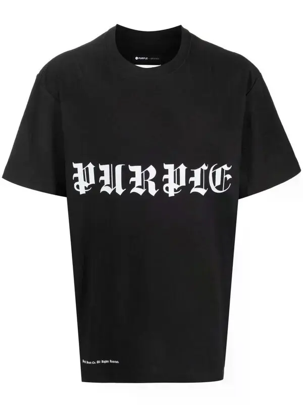 PURPLE BRAND Logo Print T-shirt