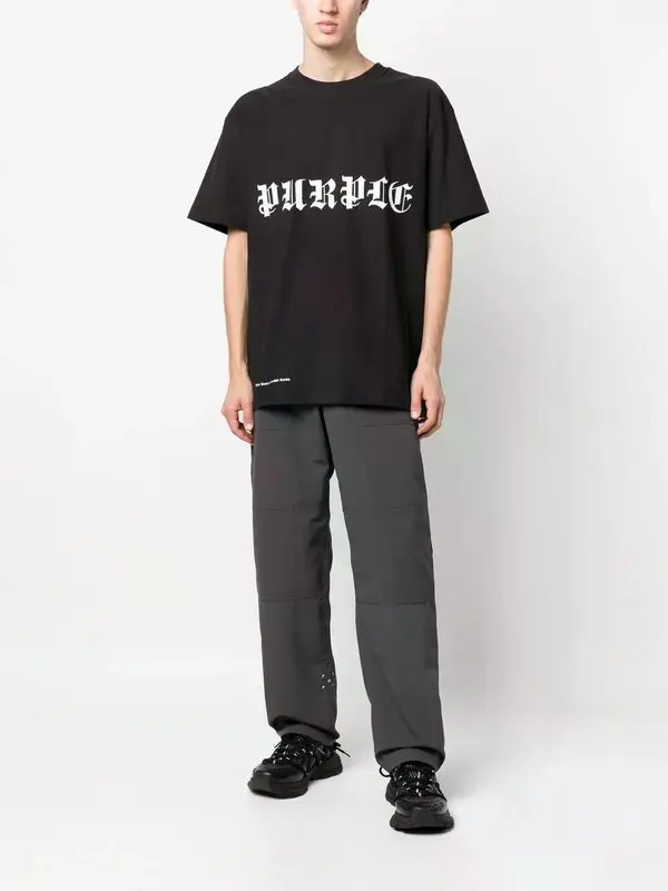 PURPLE BRAND Logo Print T-shirt