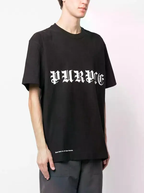 PURPLE BRAND Logo Print T-shirt