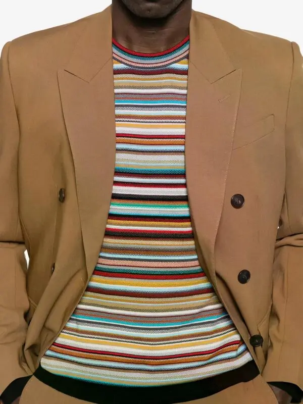 Paul Smith Striped Long-sleeve Sweater - Blue