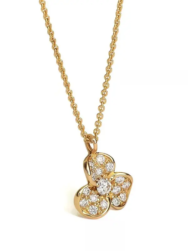 LEO PIZZO 18kt Yellow Diamond Pendant Necklace