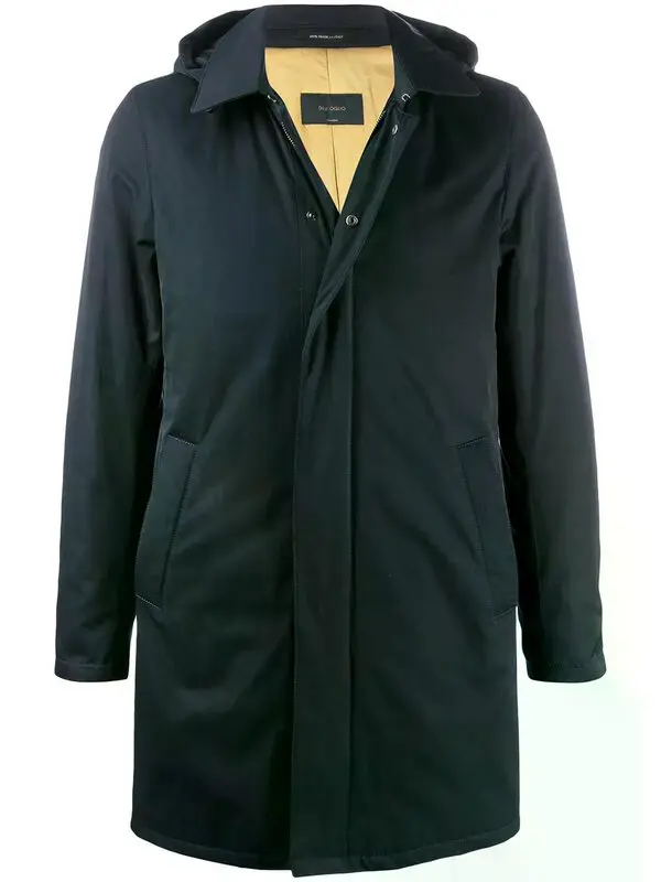 DELL'OGLIO Marvin Hooded Parka - Blue