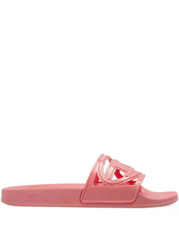DIESEL® Logo Detail Slides - Pink