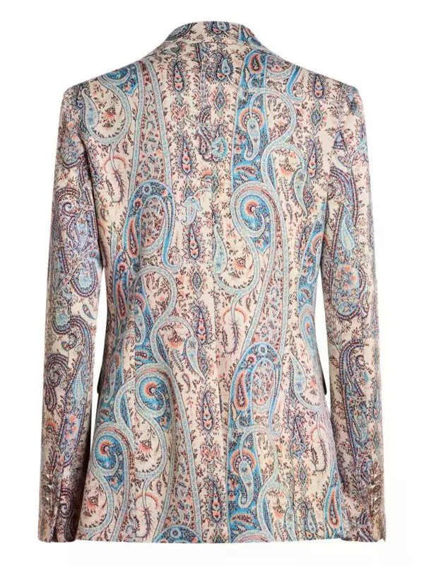 Etro Single-breasted Paisley Jacquard Jacket