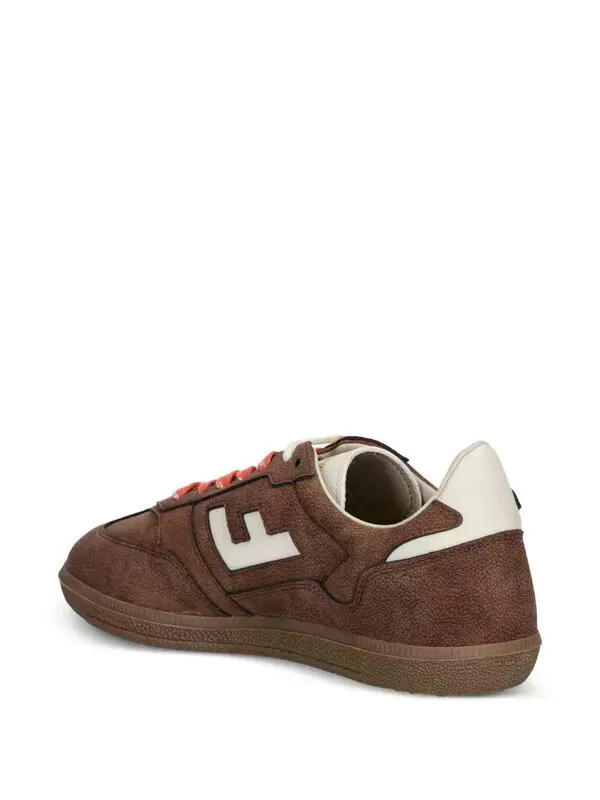 Flamingos Burela Slim Logo-appliqué Sneakers - Brown