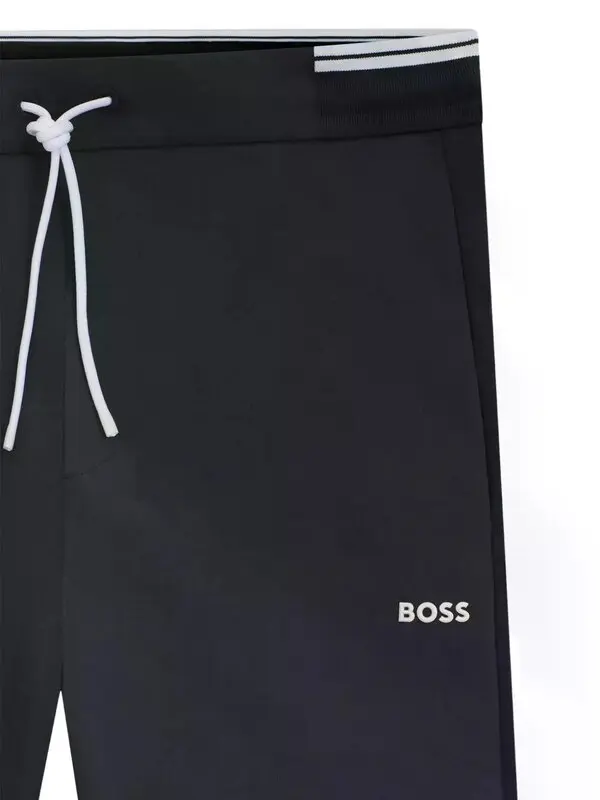 BOSS Drawstring-waist Cuffed Track Pants