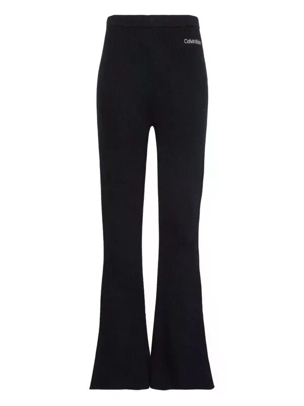 Calvin Klein Flared Trousers With Elastic Waistband
