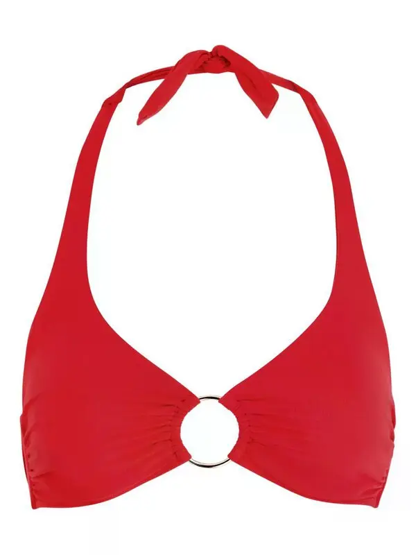 Melissa Odabash Brussels Ring-detail Bikini Top - Red
