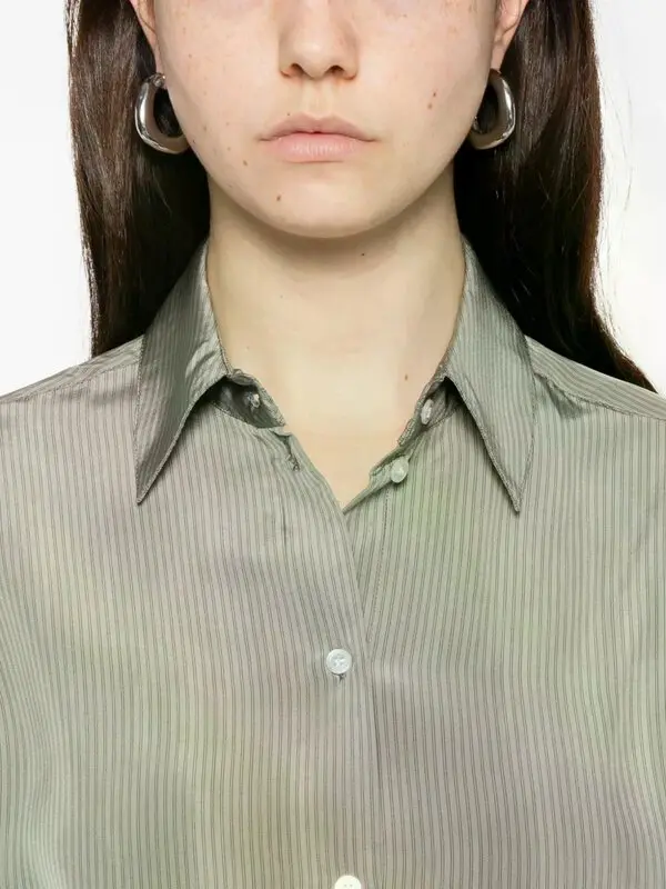 RÓHE Striped Button-down Shirt