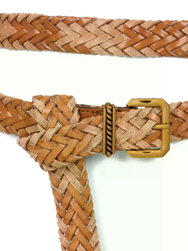 Etro Woven Double-wrap Belt - Brown