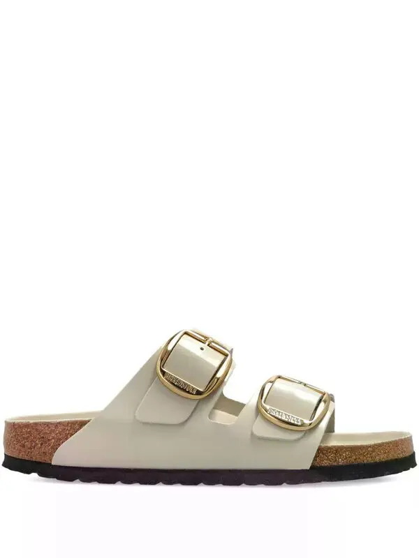 BIRKENSTOCK Arizona Big Buckle Slides - Neutrals