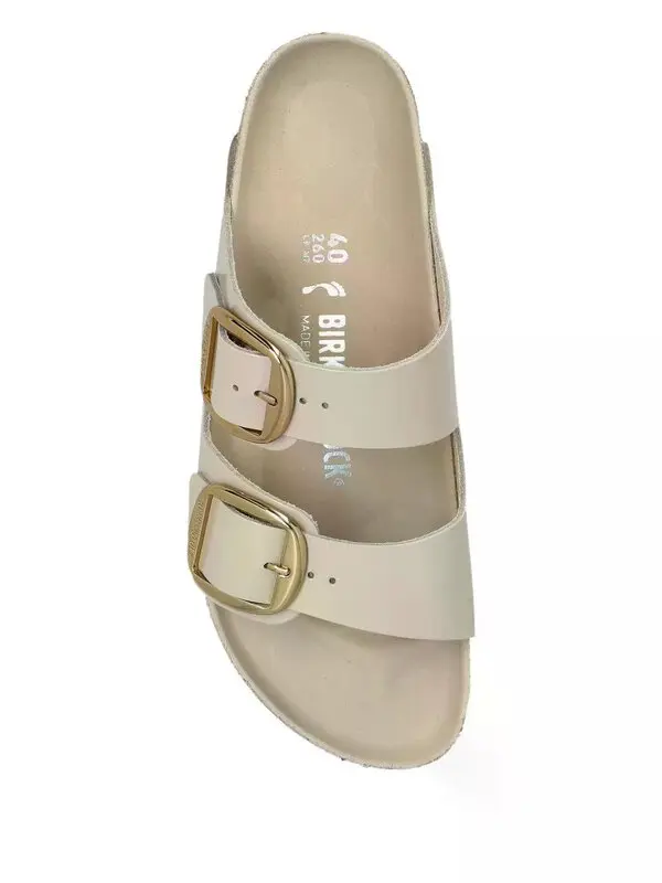 BIRKENSTOCK Arizona Big Buckle Slides - Neutrals