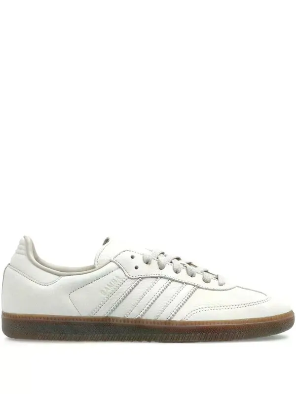 Adidas Samba Og Striped Sneakers - White