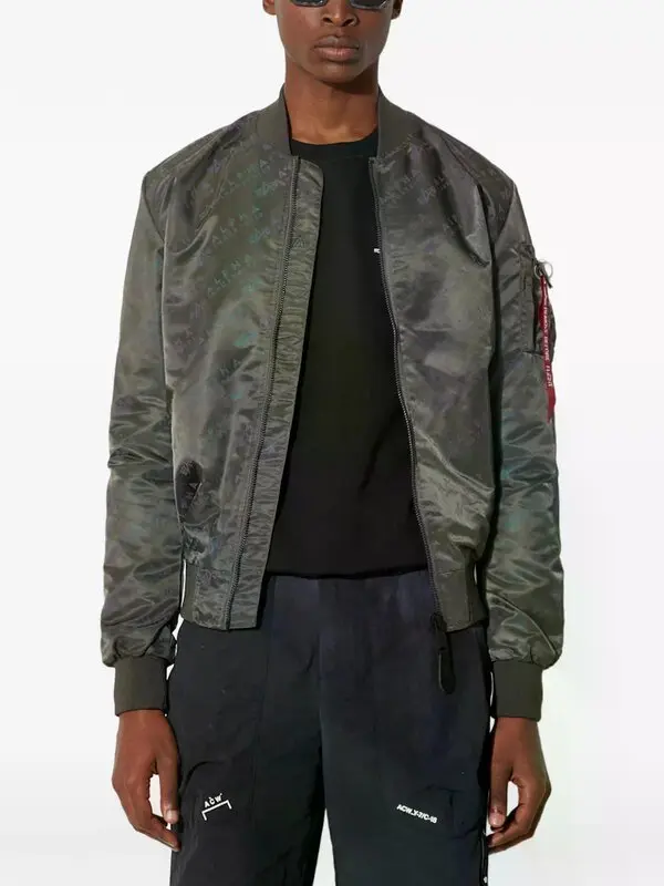 Alpha Industries Logo-print Zip Jacket
