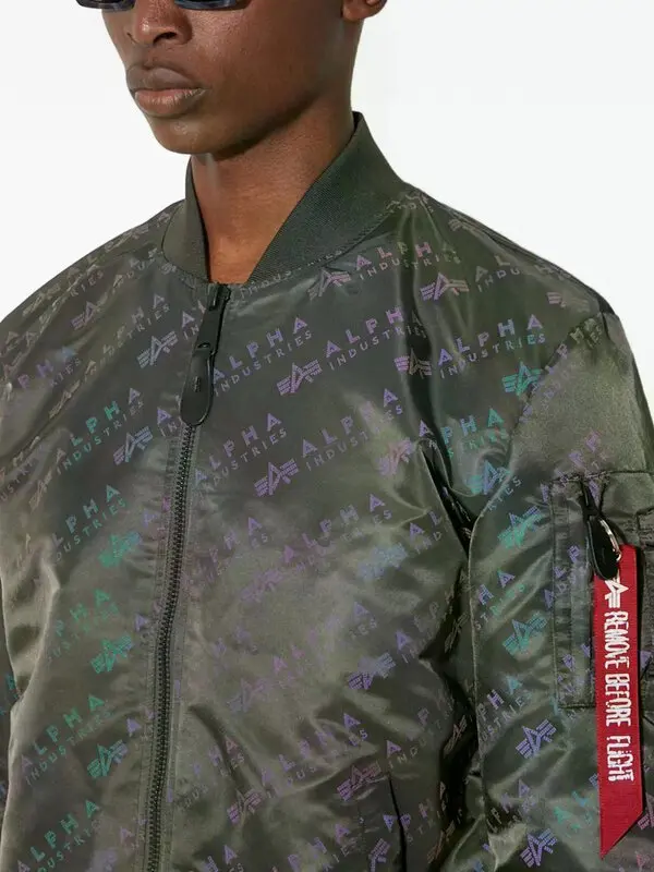 Alpha Industries Logo-print Zip Jacket