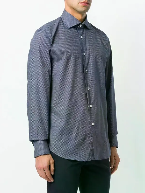 DELL'OGLIO Dotted Print Shirt