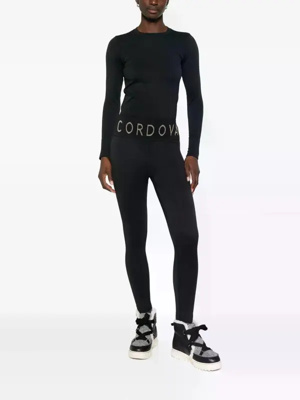 Cordova Crew-neck Baselayer Top - Black