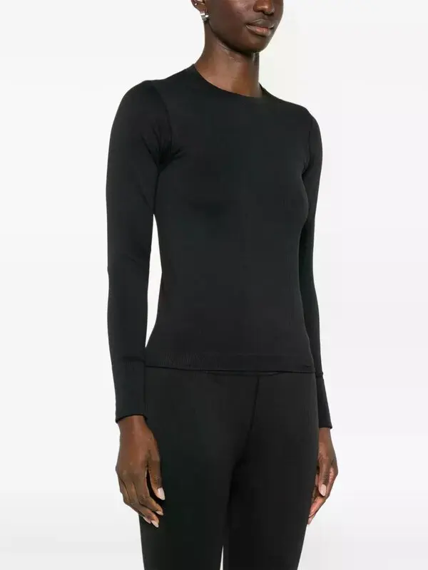 Cordova Crew-neck Baselayer Top - Black