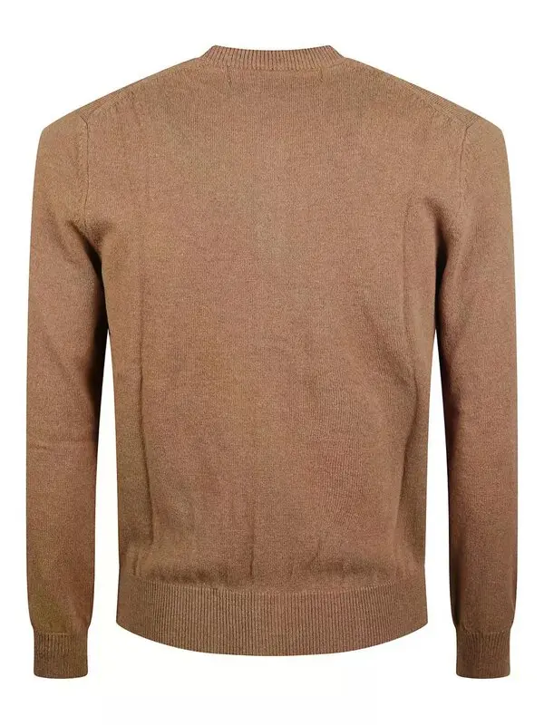 Play Comme Des Garcon Heart-appliqué Buttoned Wool Cardigan