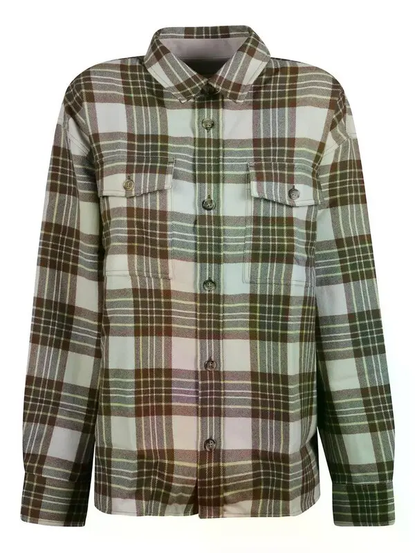 AMI Paris Check-pattern Shirt With Pockets