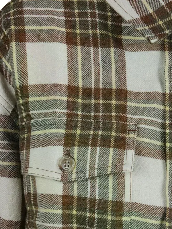 AMI Paris Check-pattern Shirt With Pockets