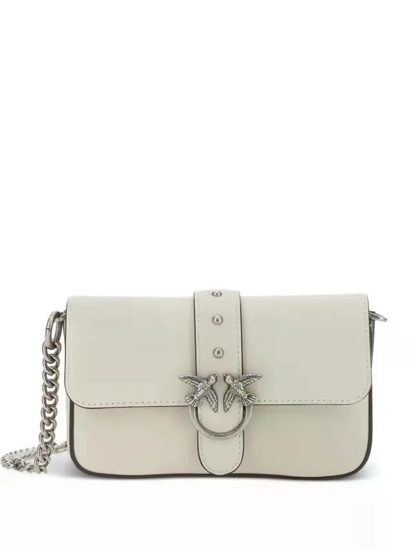 Pinko Love One Slouchy Crossbody Bag - Neutrals