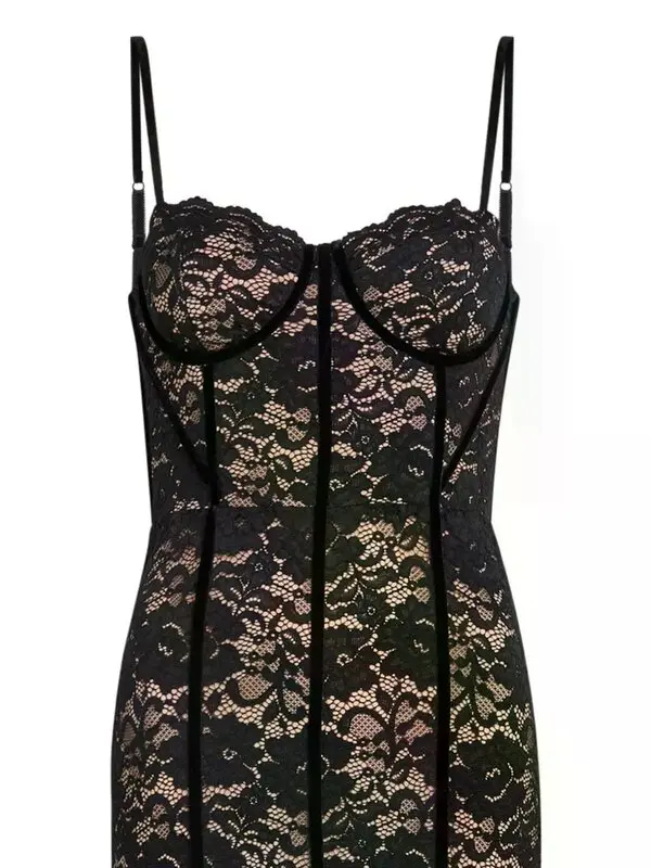 Alice + Olivia Lace Slip Maxi Dress