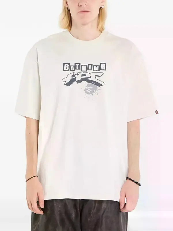 A BATHING APE Graffiti Logo T-shirt