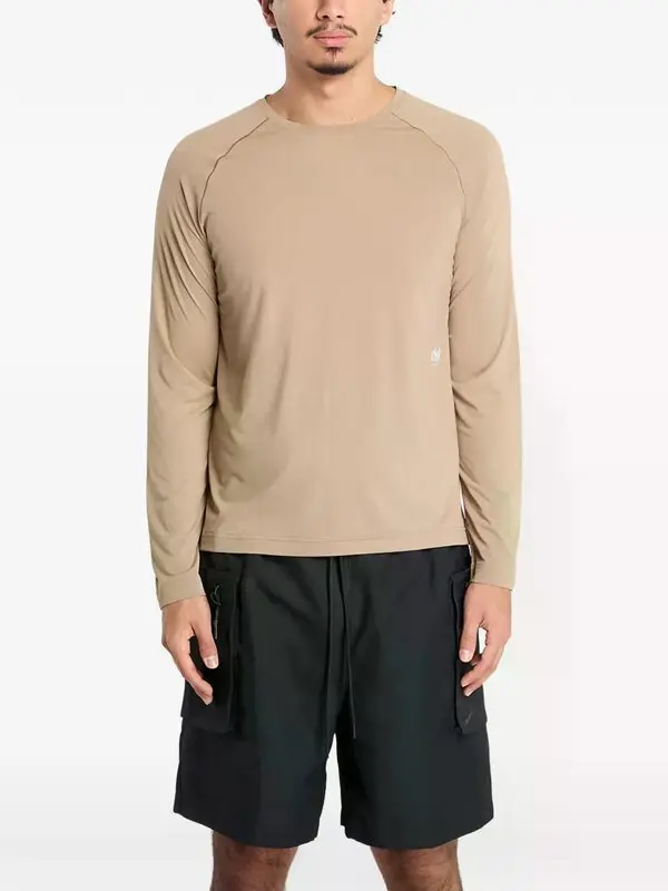 CIELE Long-sleeve Crewneck T-shirt With Raglan Sleeves