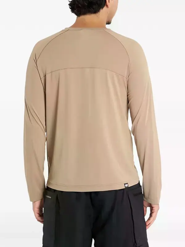 CIELE Long-sleeve Crewneck T-shirt With Raglan Sleeves